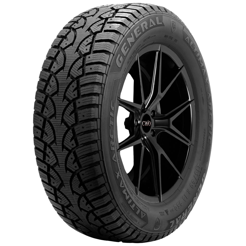 215/60R16 General Altimax Arctic 12 99T XL Black Wall Tire — CWO