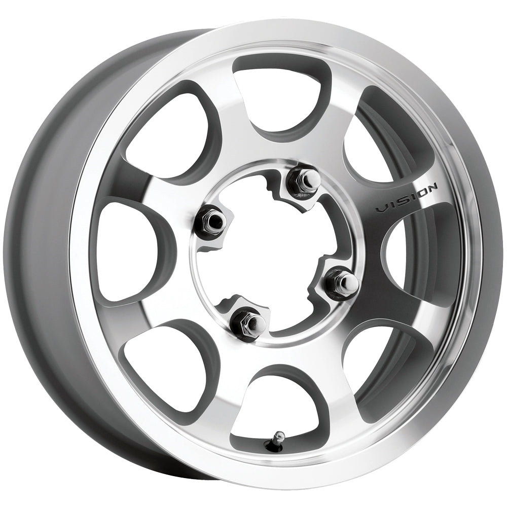 Vision UTV 351 Flow 15x10 4x156 +0mm Machined Wheel Rim 15" Inch — CWO
